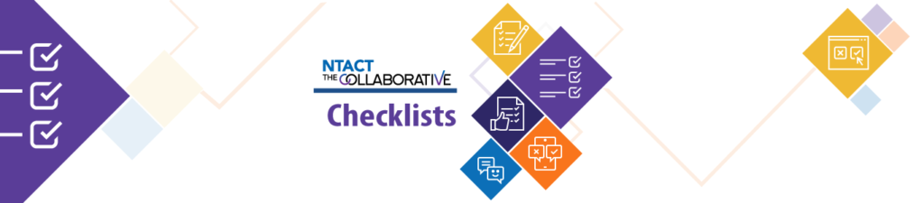 Indicator 13 Checklists - NTACT:C